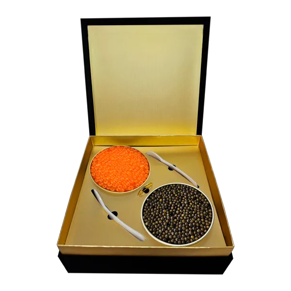 Caviar Set (Black & Red) 100g X 2 Pcs | World Caviar House