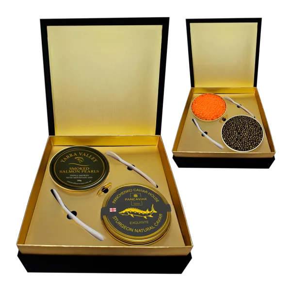 Caviar Set (Black & Red) 100g X 2 Pcs | World Caviar House