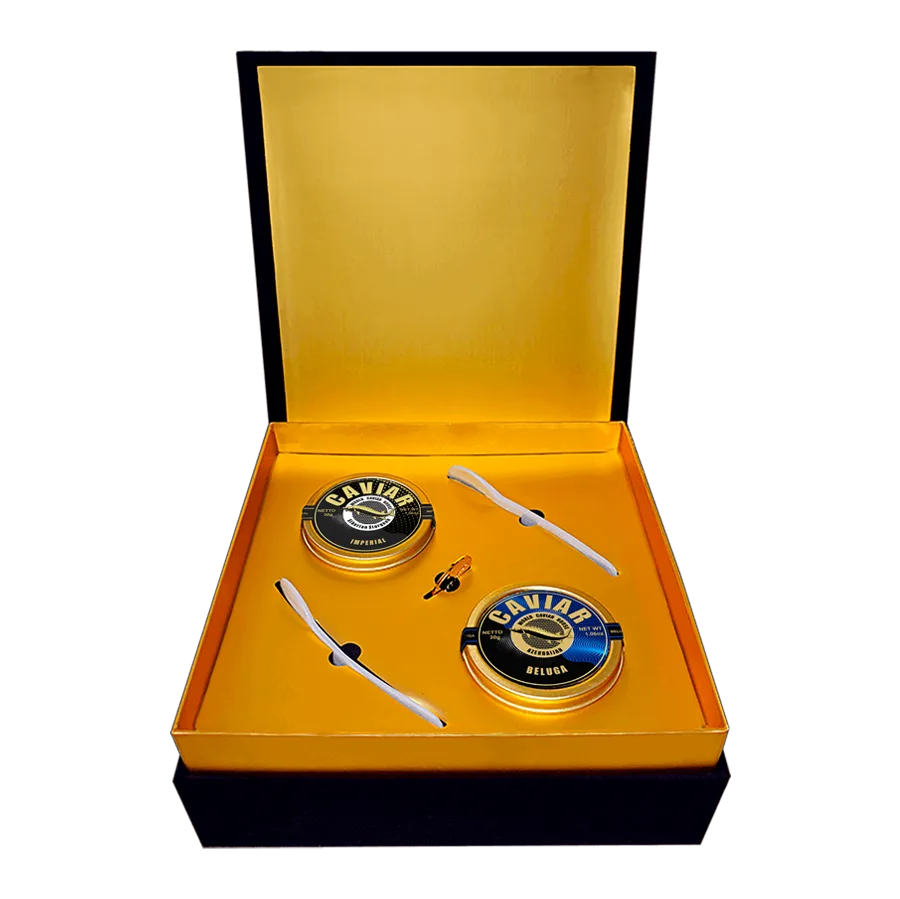 Caviar Set (Beluga + Imperial) 50g X 2pcs | World Caviar House