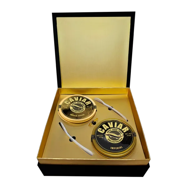 Caviar Set (Imperial + Smoked) 125gx2pcs | World Caviar House