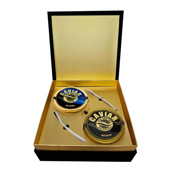 Caviar Set (Beluga 125g + Imperial 125g) | World Caviar House